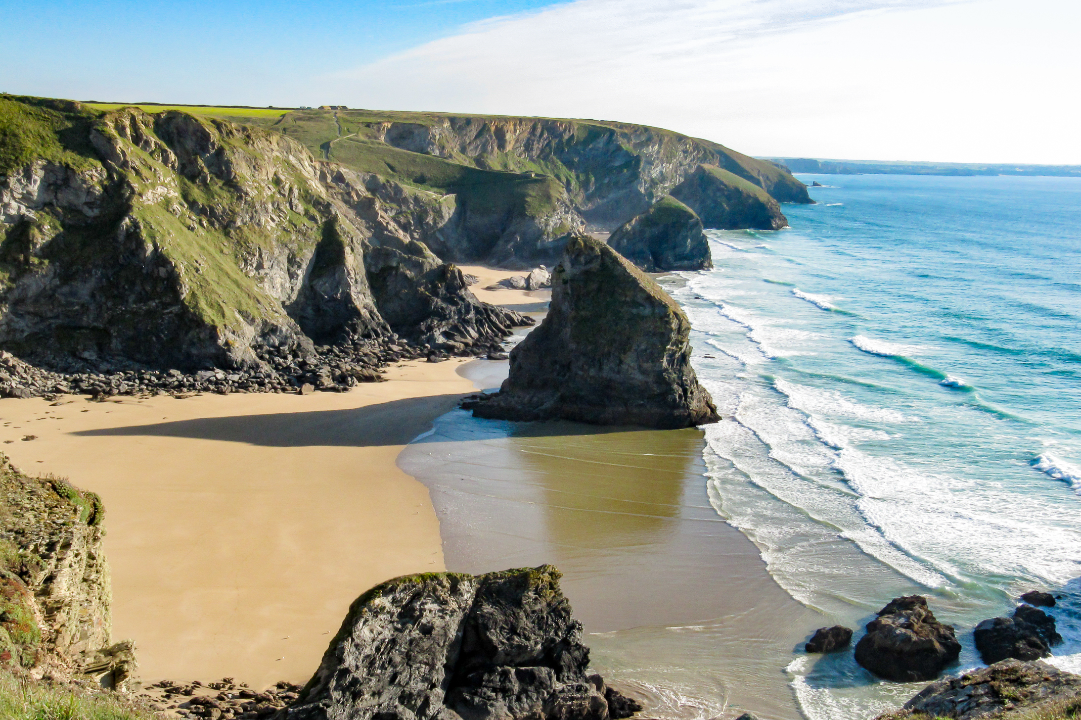 Pool and Valley View | Pool and Valley View in Mawgan Porth, near ...